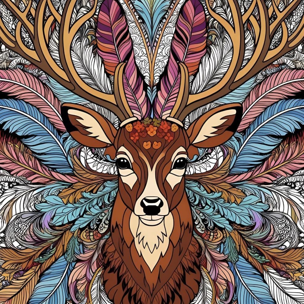 Art Of Wildlife : 50 Mindful Coloring Journey