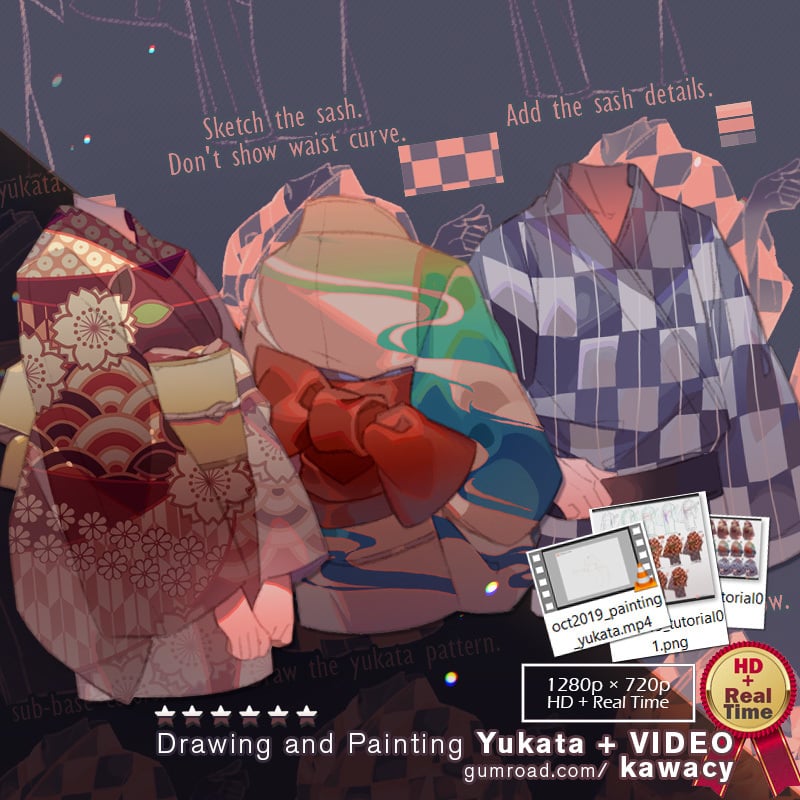 Drawing and Painting Yukata