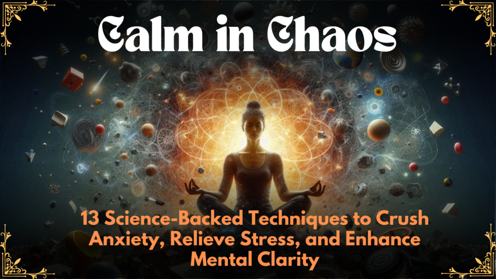 Calm in Chaos: 13 Science-Backed Techniques to Crush Anxiety, Relieve ...