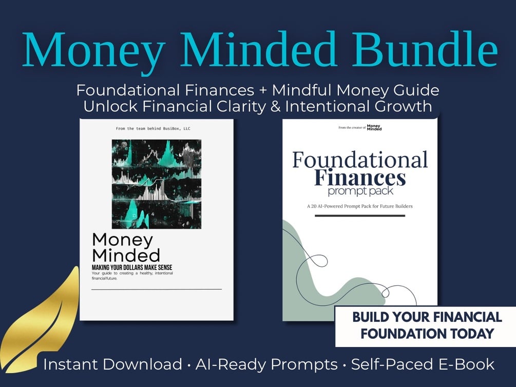 Money Minded Bundle | Self-Guided Financial Planning Tools