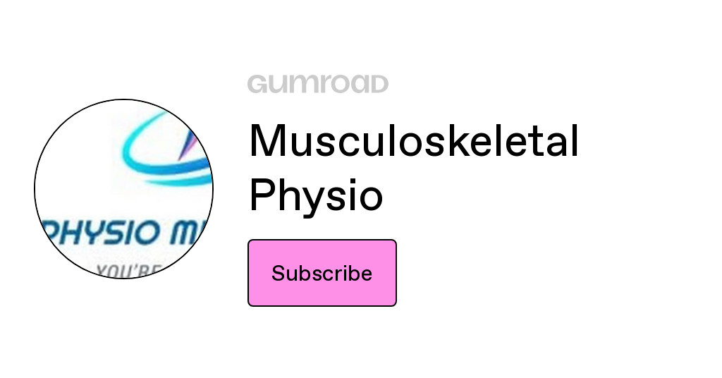 Musculoskeletal Physio
