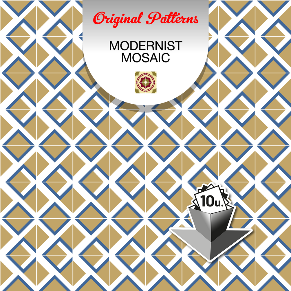 Modernist Mosaic Patterns (PNG) – 10 High-Resolution Digital Designs ...