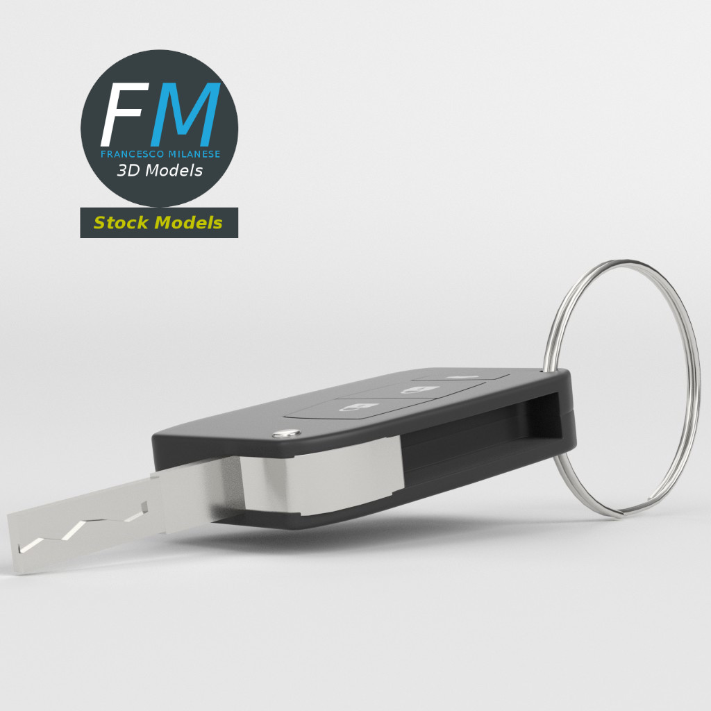 3D MODEL - Car key