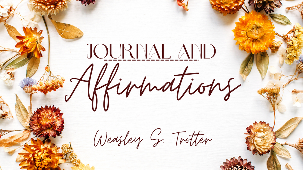 Journal prompts and Affirmation cards