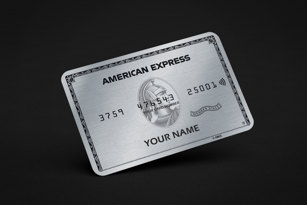 Editable American Express Card PSD with Card Number and Name Customization