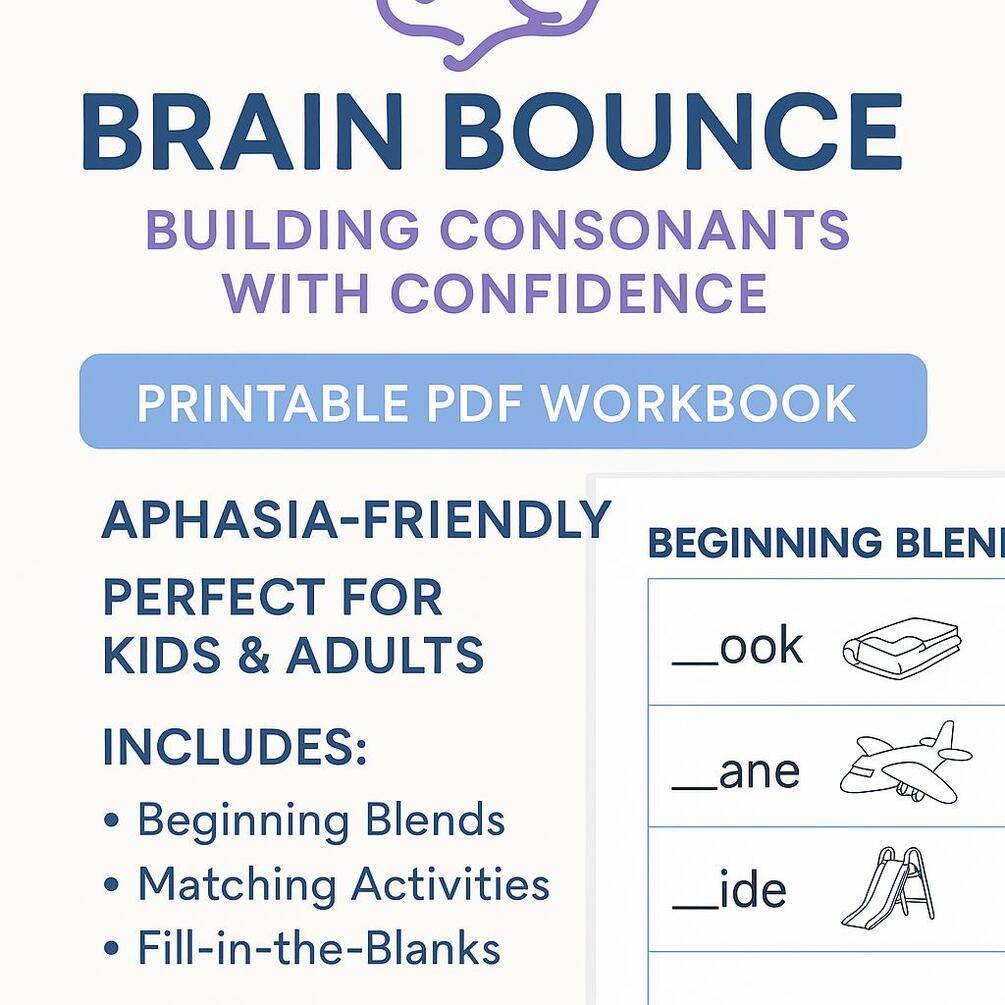 Brain Bounce Workbook Vol 1