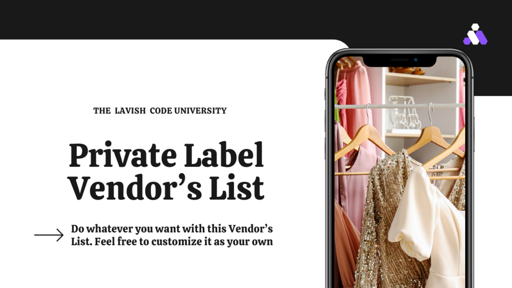 Private Label Vendors List