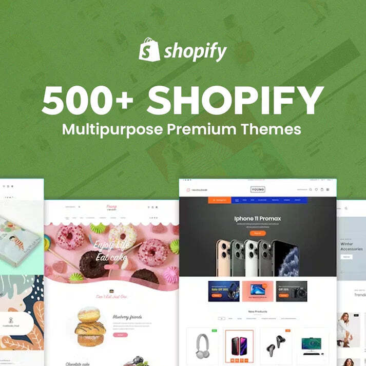 500+ Exclusive Shopify Themes & Customizable Templates