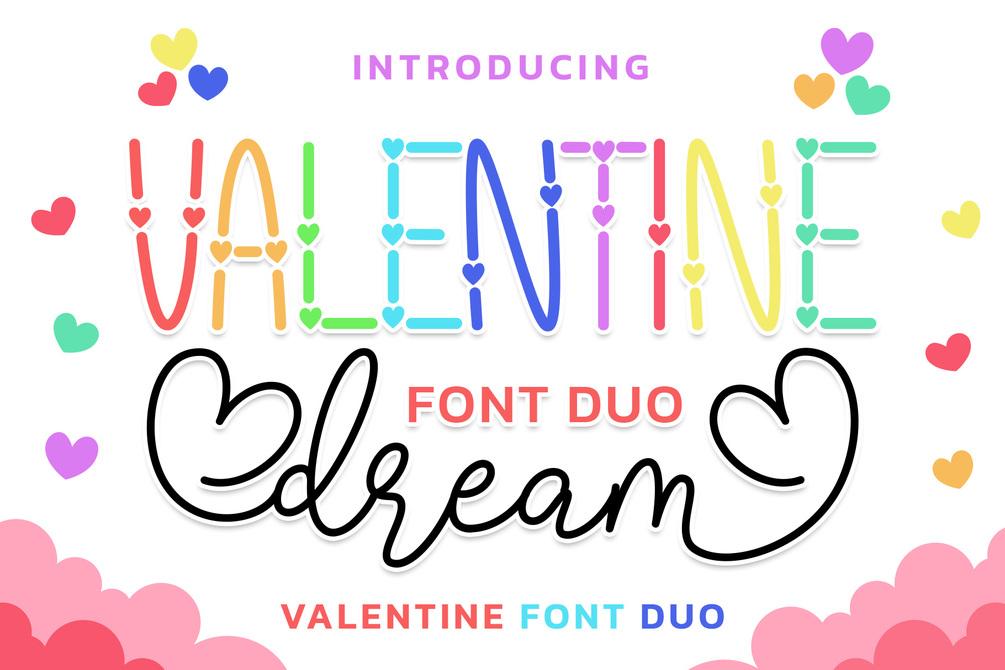 Valentine Dream Font Duo
