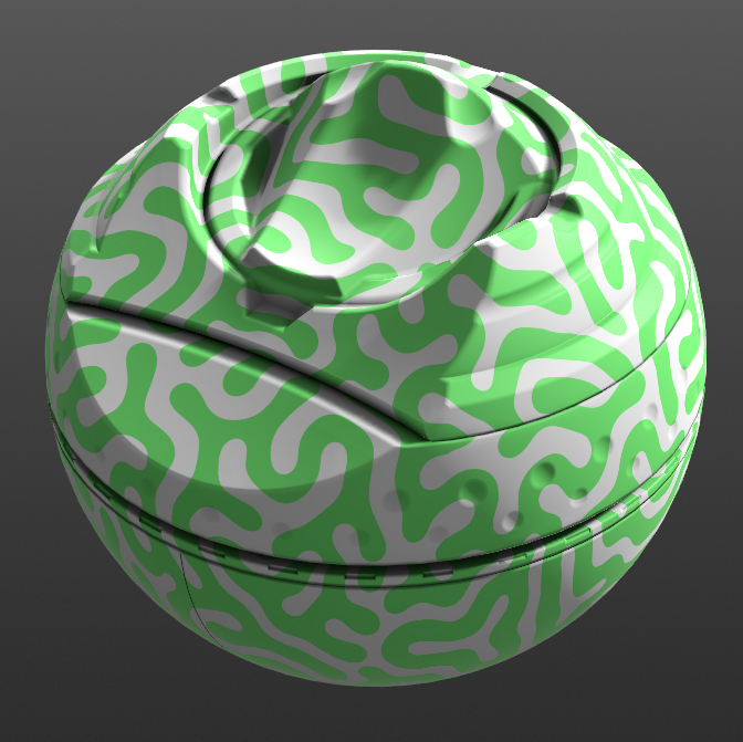 4k Reaction Diffusion Patterns