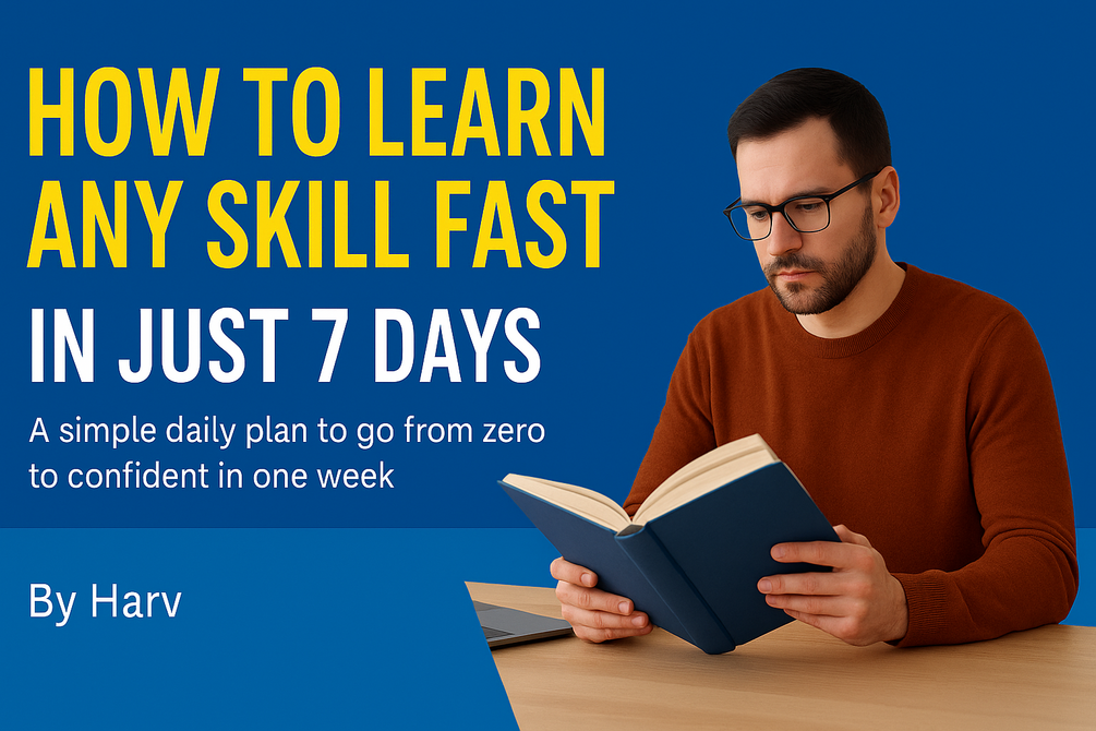 How to Learn Any Skill Fast – In Just 7 Days