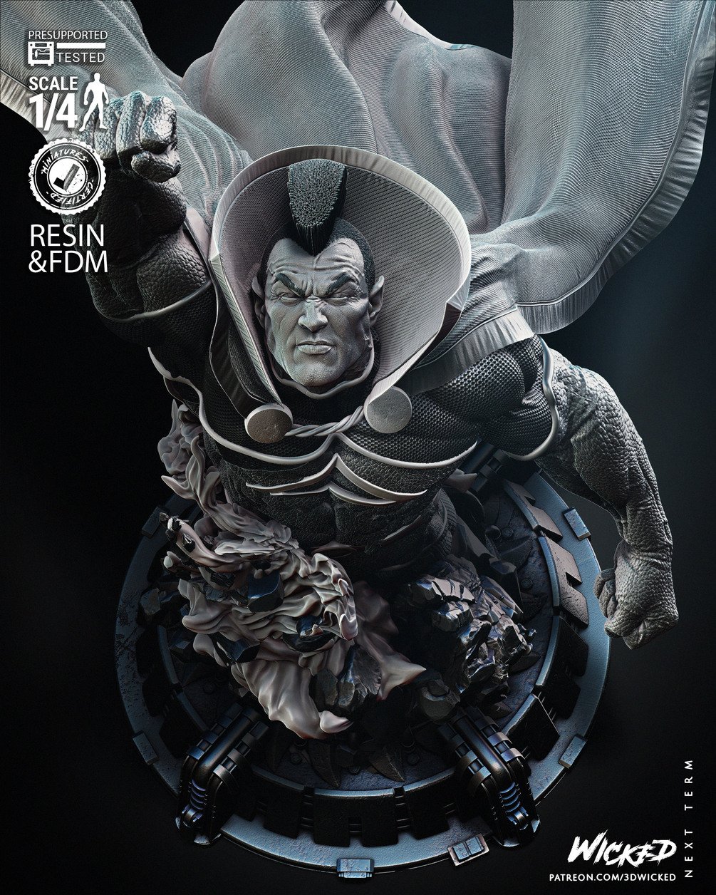 Wicked Marvel Gladiator Bust: Tested and ready for 3D printing