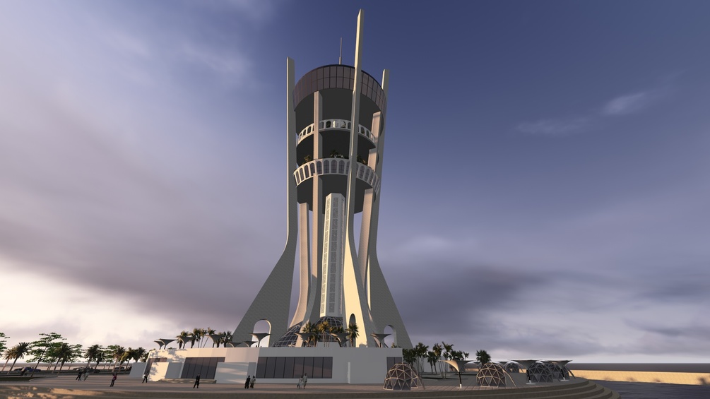 Tower (Sketchup SKP + Autocad DWG + Renders)