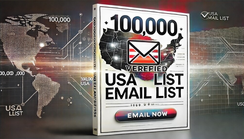 100,000 Verified USA Email List for Marketing Success