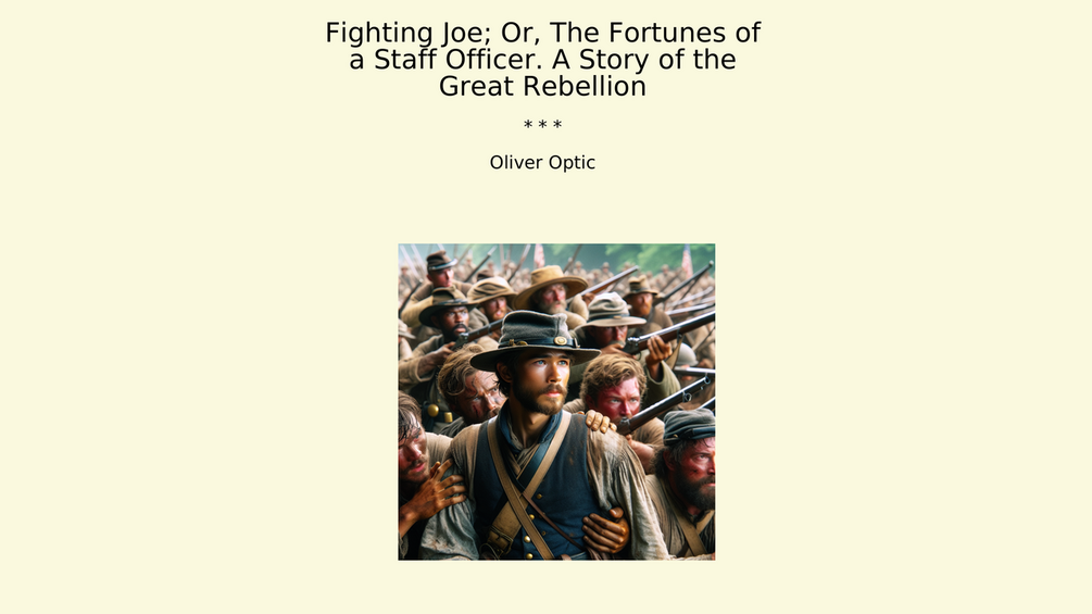 Fighting Joe; Or, The Fortunes of a Staff Officer. A Story of the Great ...