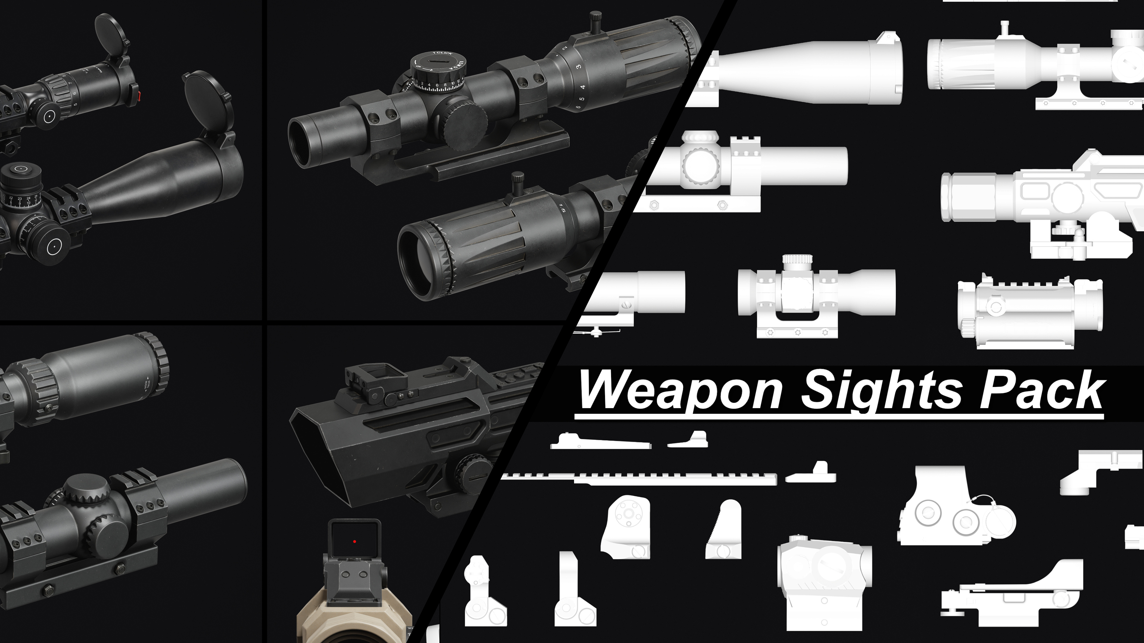 Weapon Sights Pack - Mattias H