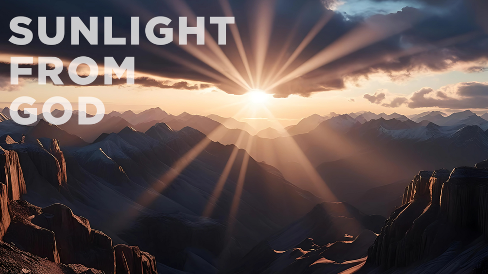 SUNLIGHT FROM GOD DESKTOP WALLPAPER