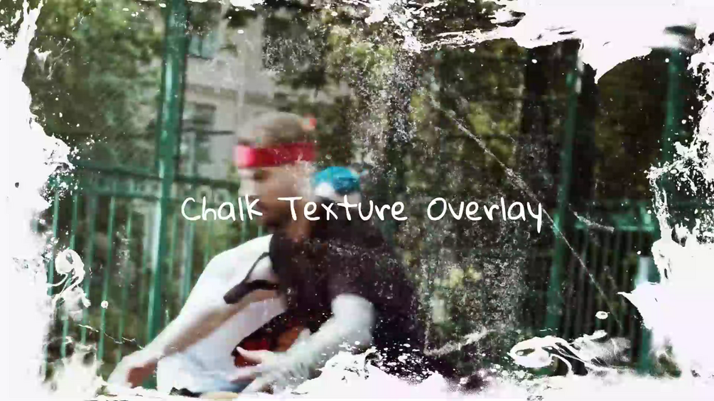 Chalk Texture Overlay: (Drag & Drop) Motion Graphics