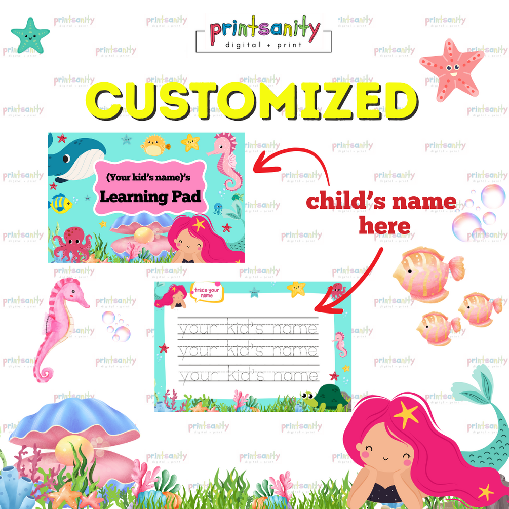 Under the Sea Tracing Workbook