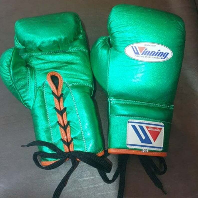 Winning Boxing Gloves, Green