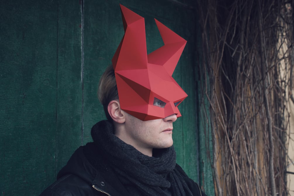 Make your own Devil's Masquerade Mask