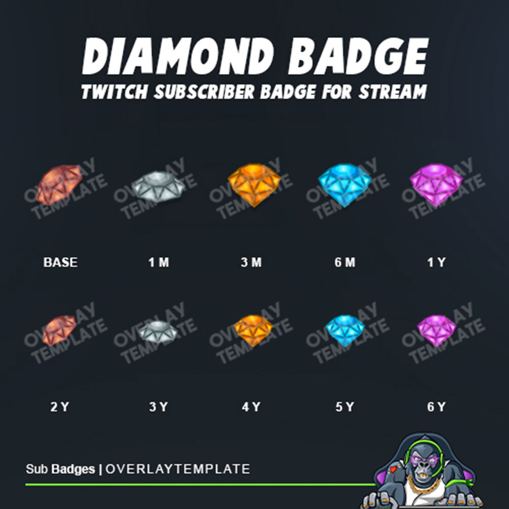 Diamond Badge – Sub Badges