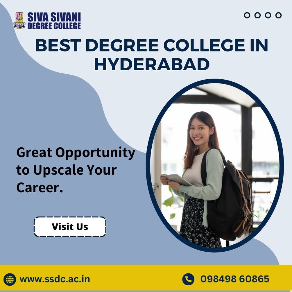 Best Degree colleges in Hyderabad|9848938811|SSDC