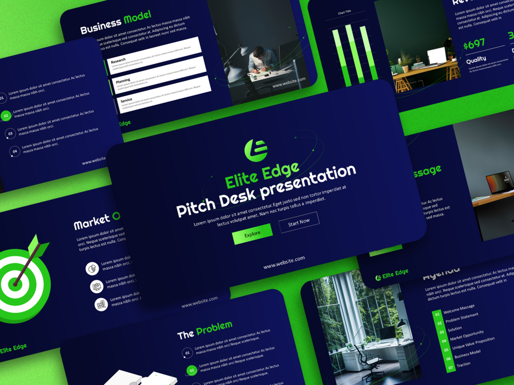 Elite Edge - Pitch Desk Presentation Free Version