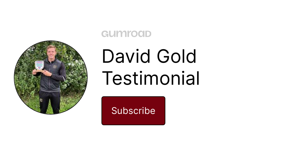 David Gold Testimonial