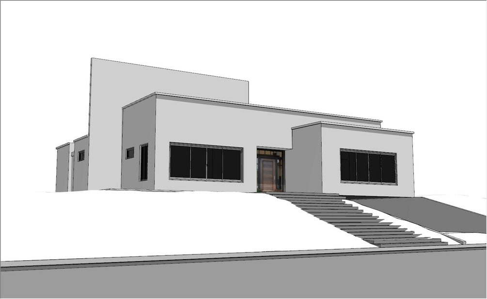 Exterior model for SketchUp