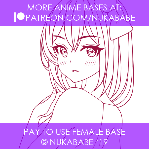 P2U Anime Female Base: Head to Hips [from Anime Base Set #41]