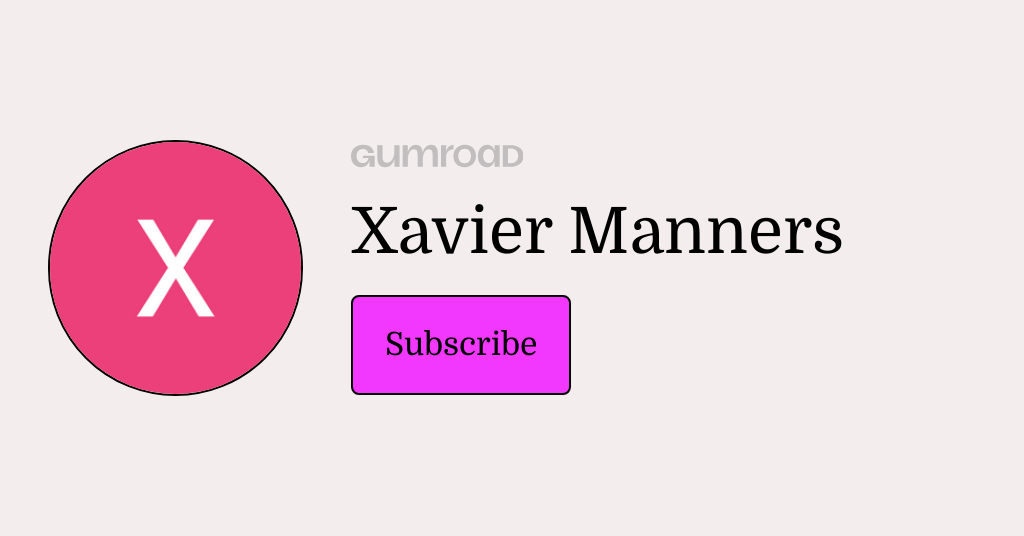 Xavier Manners