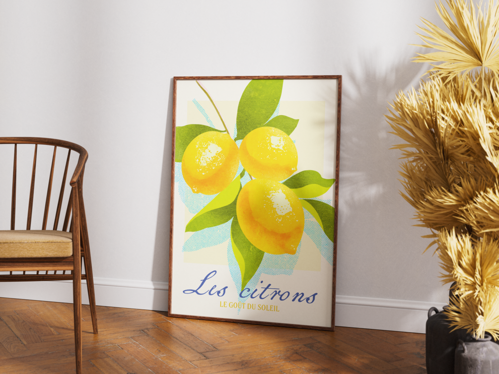 Lemons Art Print
