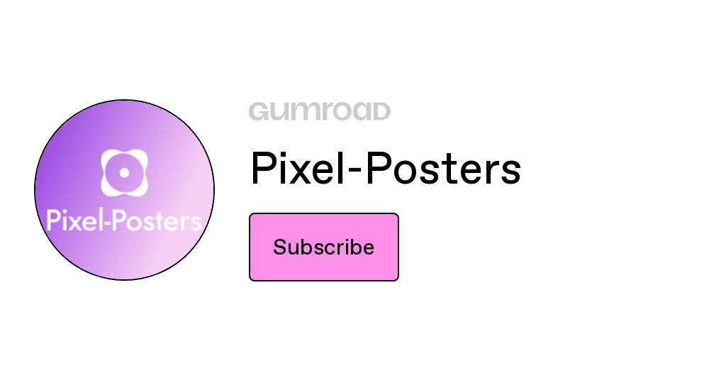Pixel-Posters