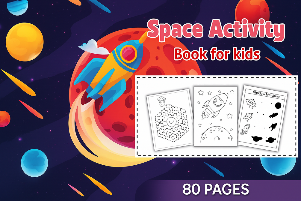 SPACE ACTIVITY- BOOK FOR KIDS
