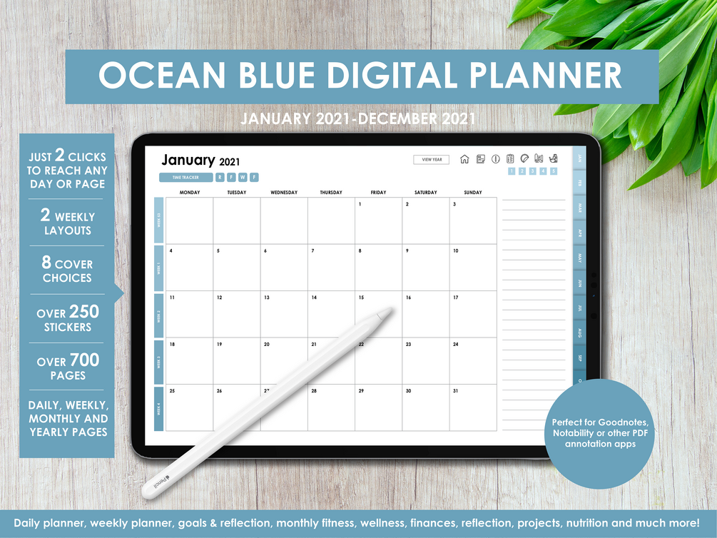 Anytime & Anywhere 2021 Planner