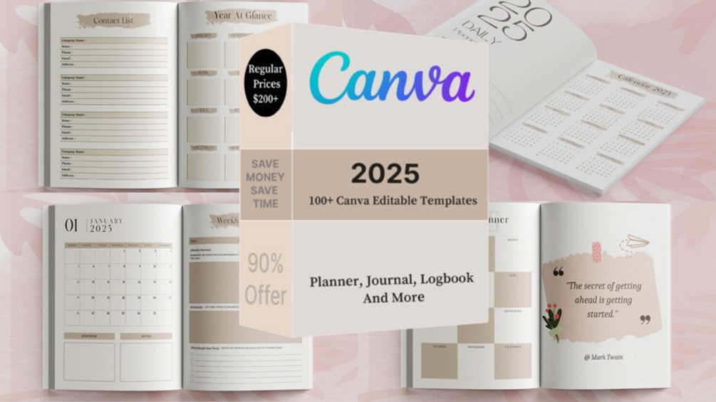 100+ Editable Canva Templates | KDP 2025