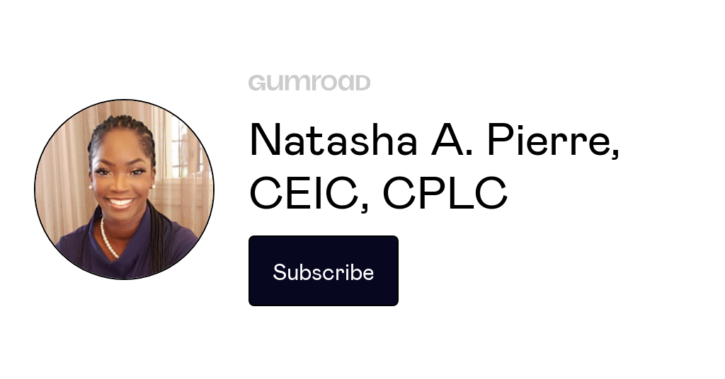 Natasha A. Pierre, CEIC, CPLC