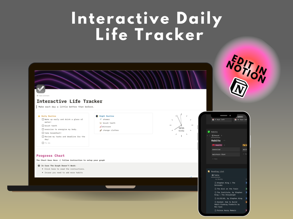 Interactive Life Habit Tracker