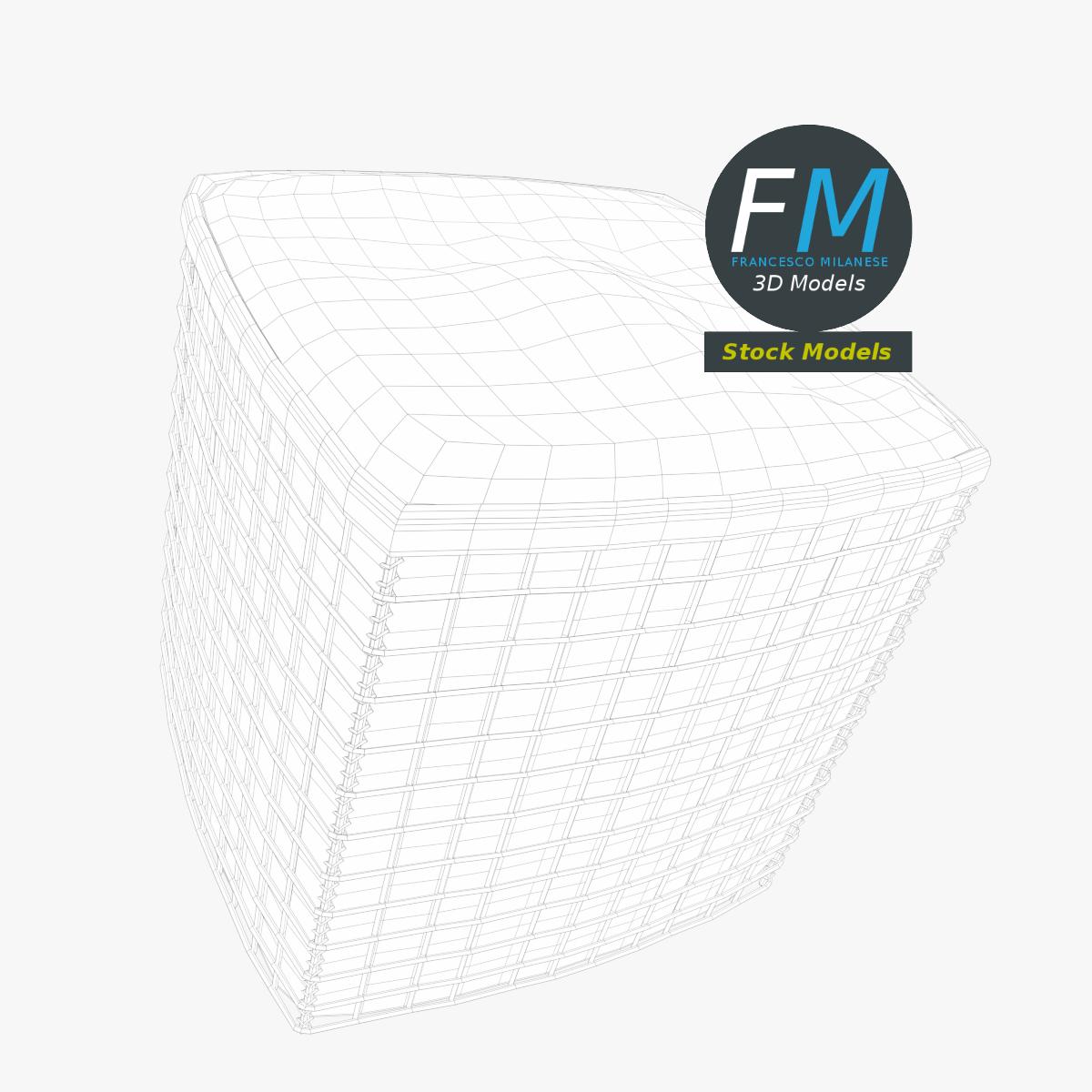 3D MODEL - Sand block concertainer barrier