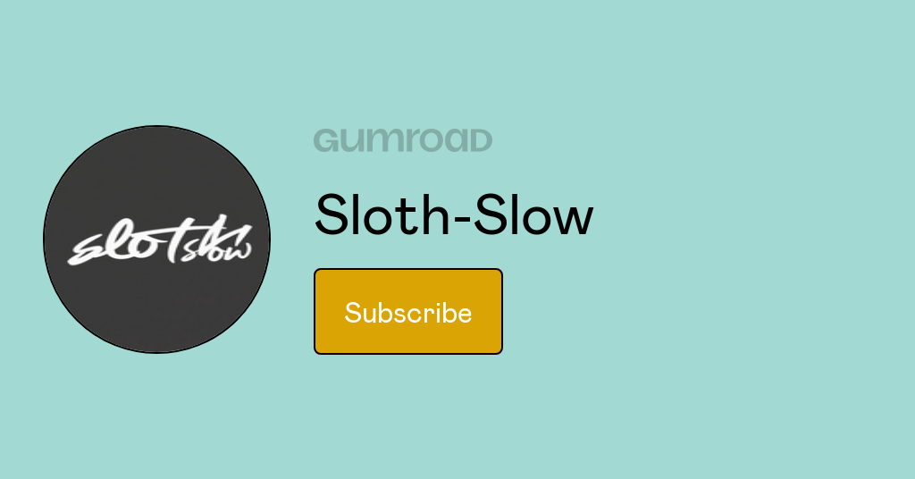 Sloth-Slow