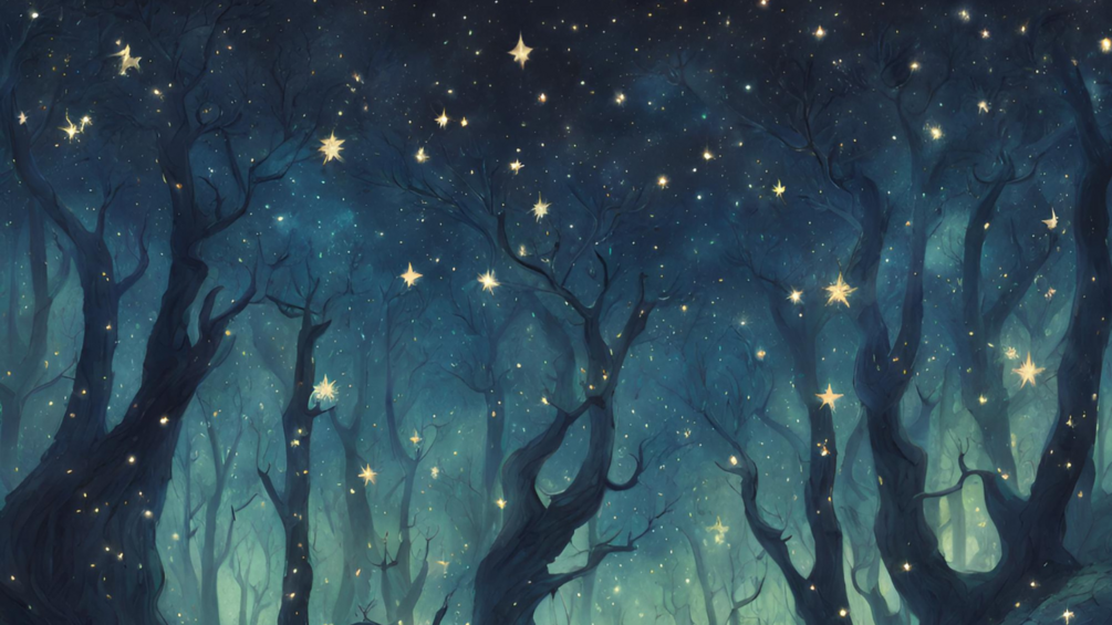 Whispers of the Starry Forest : English Bedtime Story for Kids