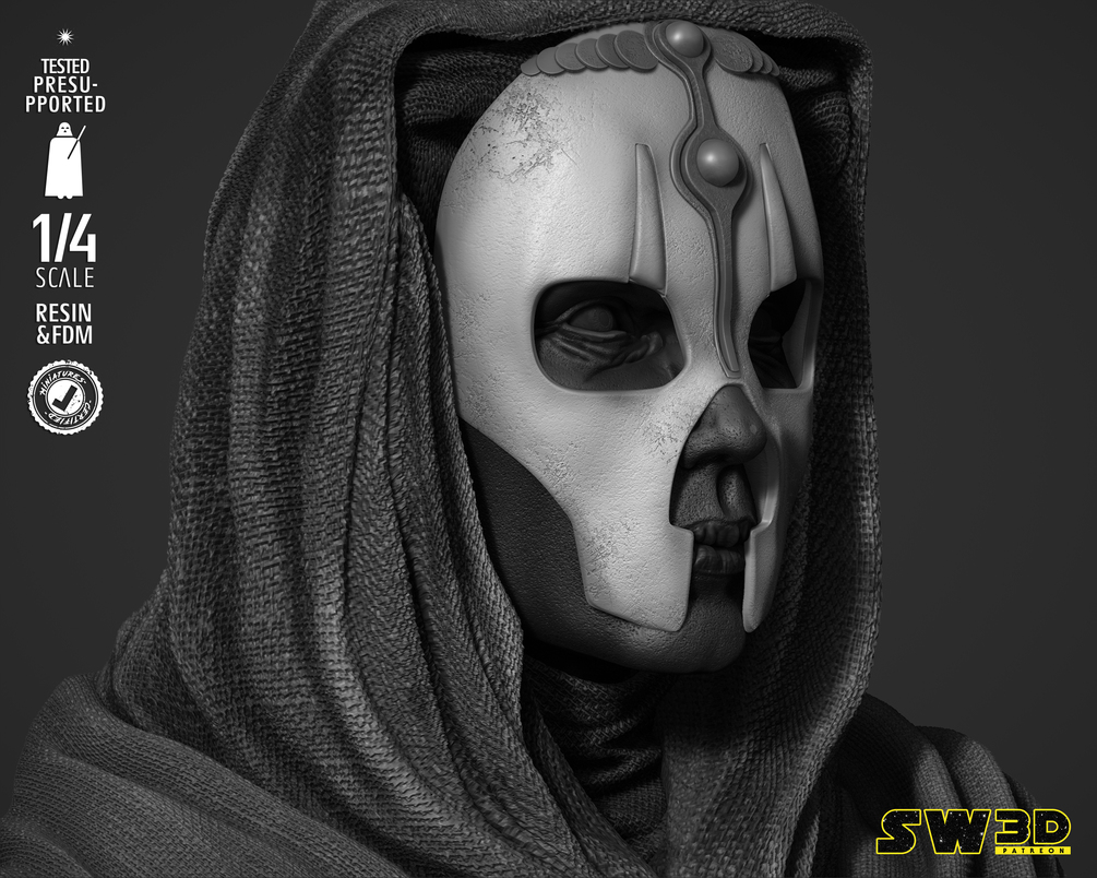 Darth Nihulus Portrait Bust - Star Wars 3D Models - Tested and Ready ...