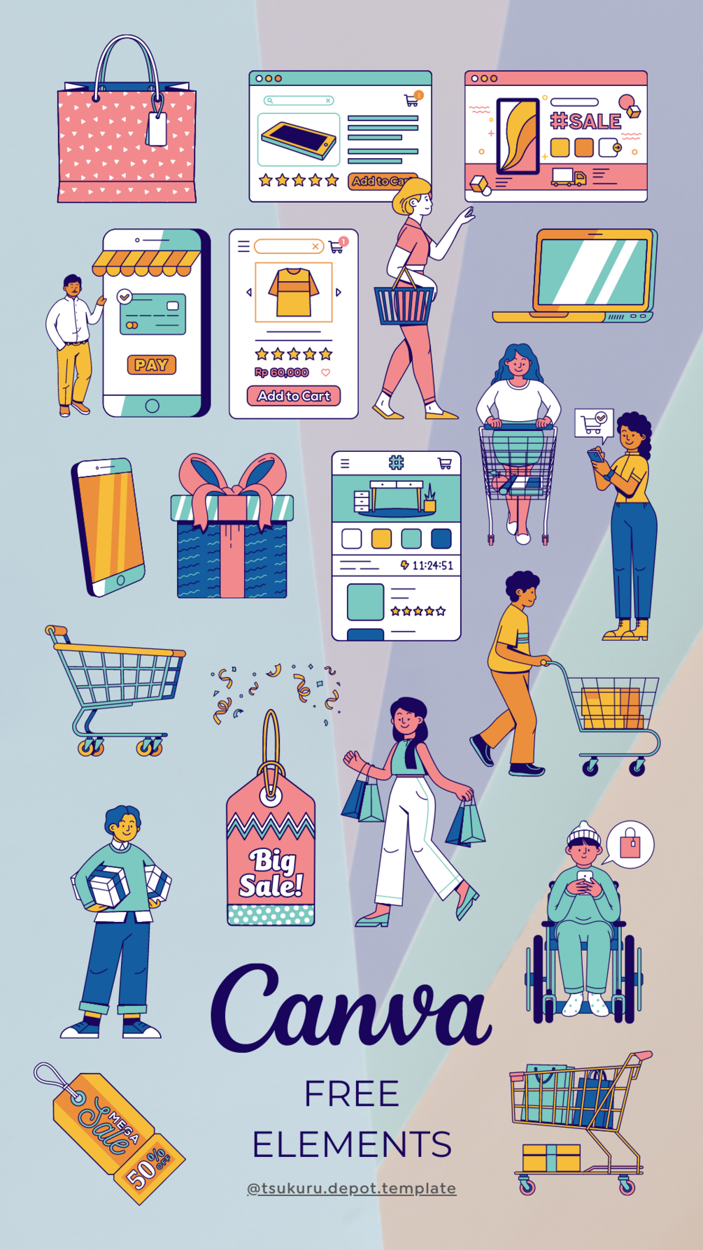 FREE Canva Elements Collection 4