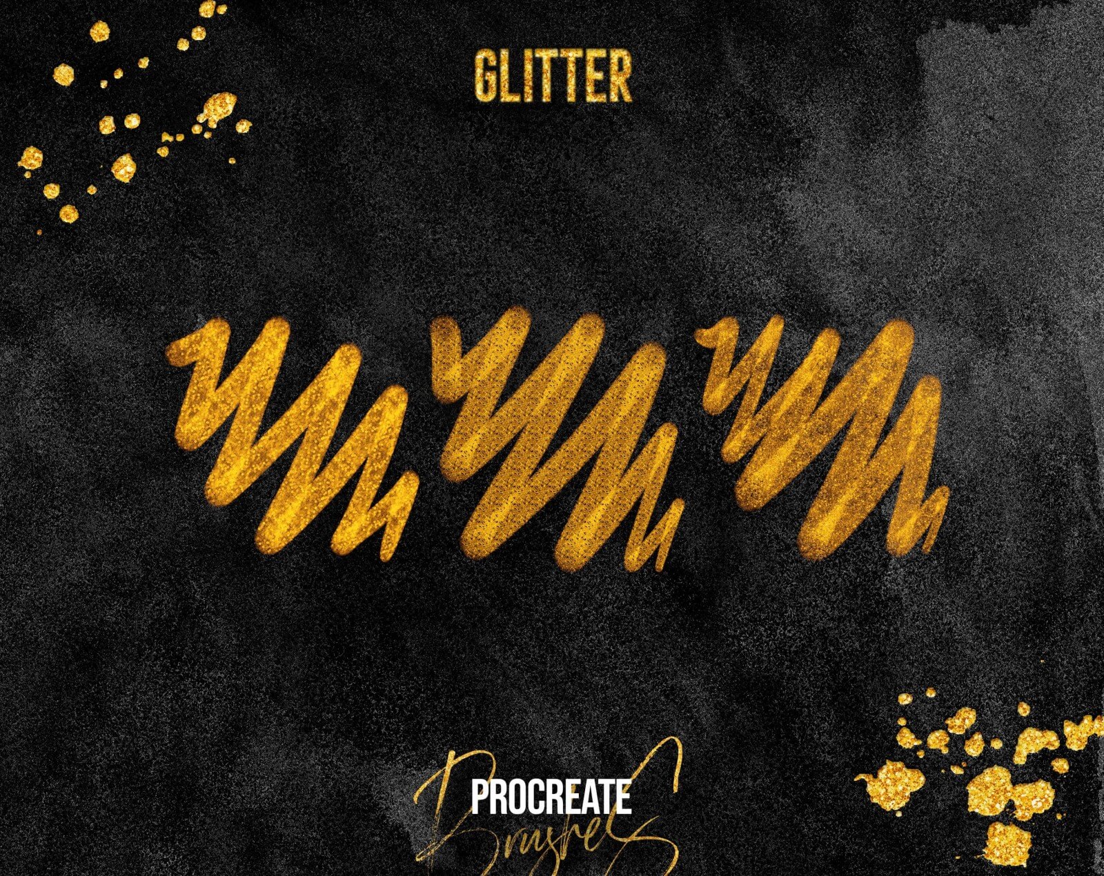 27 procreate glitter brushes