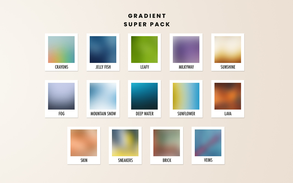 THEMED GRADIENT PACK