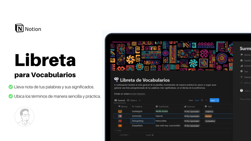 Libreta para Vocabularios