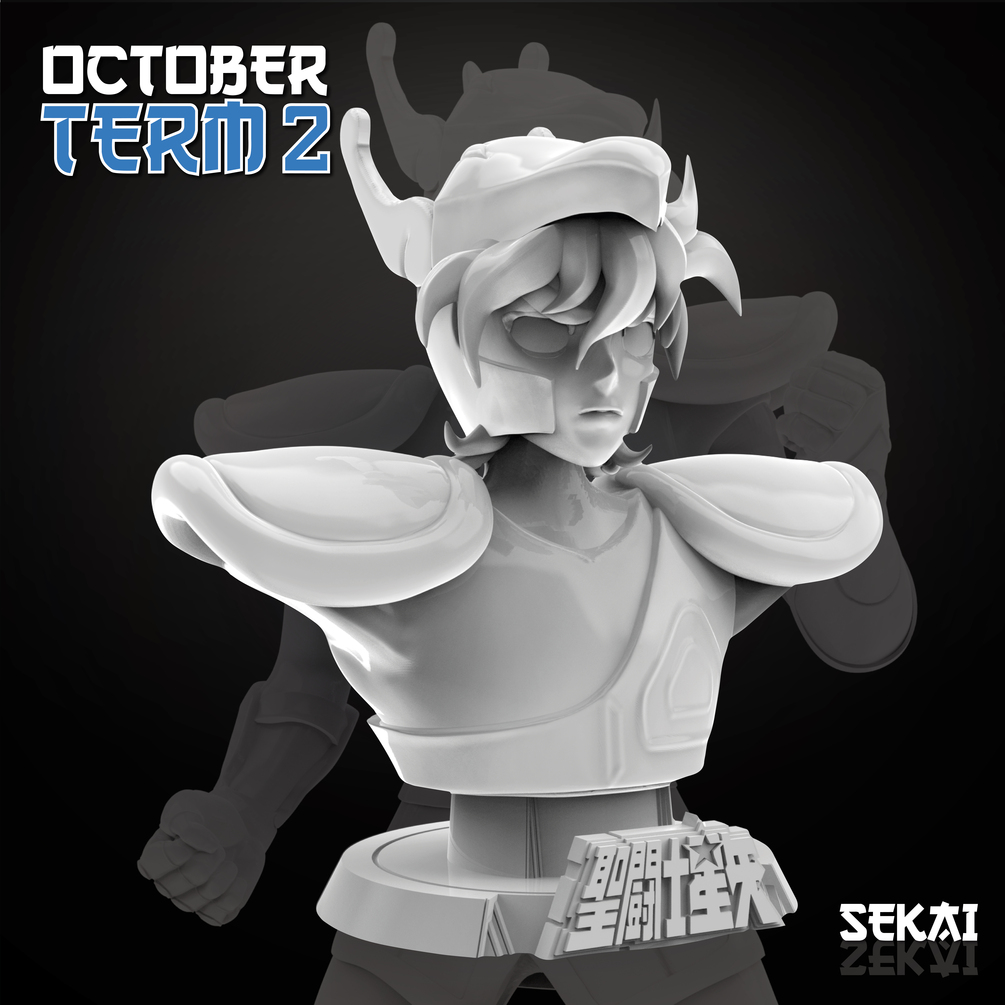 Seiya Bust - Sekai 3D Models - Tested and Ready for 3D printing