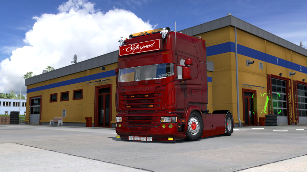 Scania r900 Skinable