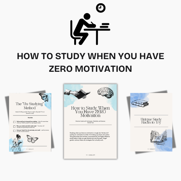 How to Study When You Have ZERO Motivation
